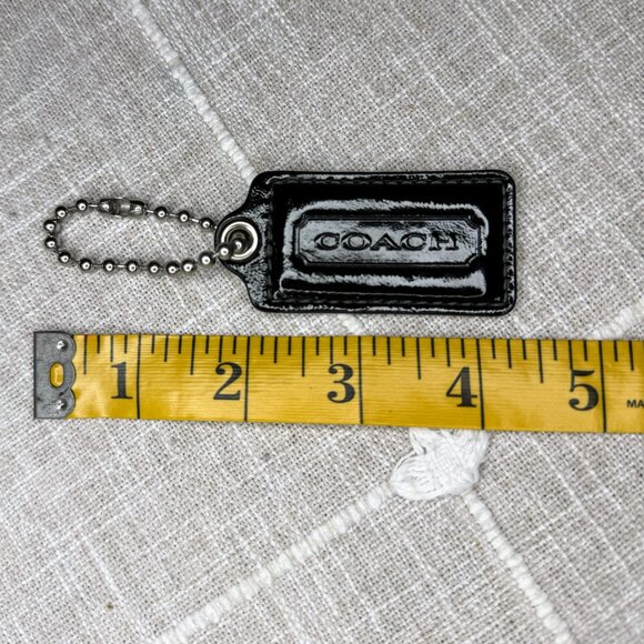 Coach | Bags | Coach Medium Replacement Purse Hang Tag Black Patent ...